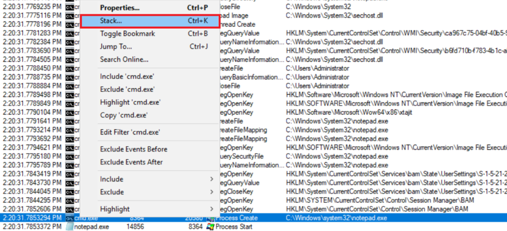 Understanding Windows Process using Process Monitor - Part 3